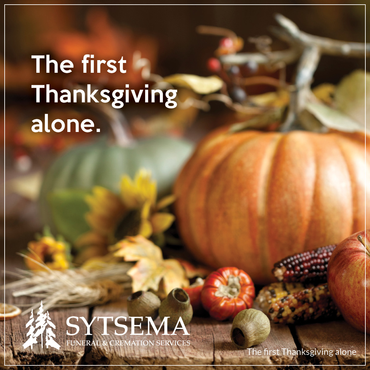 The First Thanksgiving Alone • Blog | Sytsema Funeral & Cremation ...